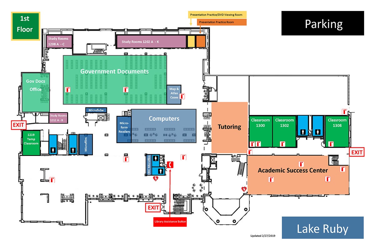 Library Floor Maps – Georgia Southern Libraries - Georgia Southern ...