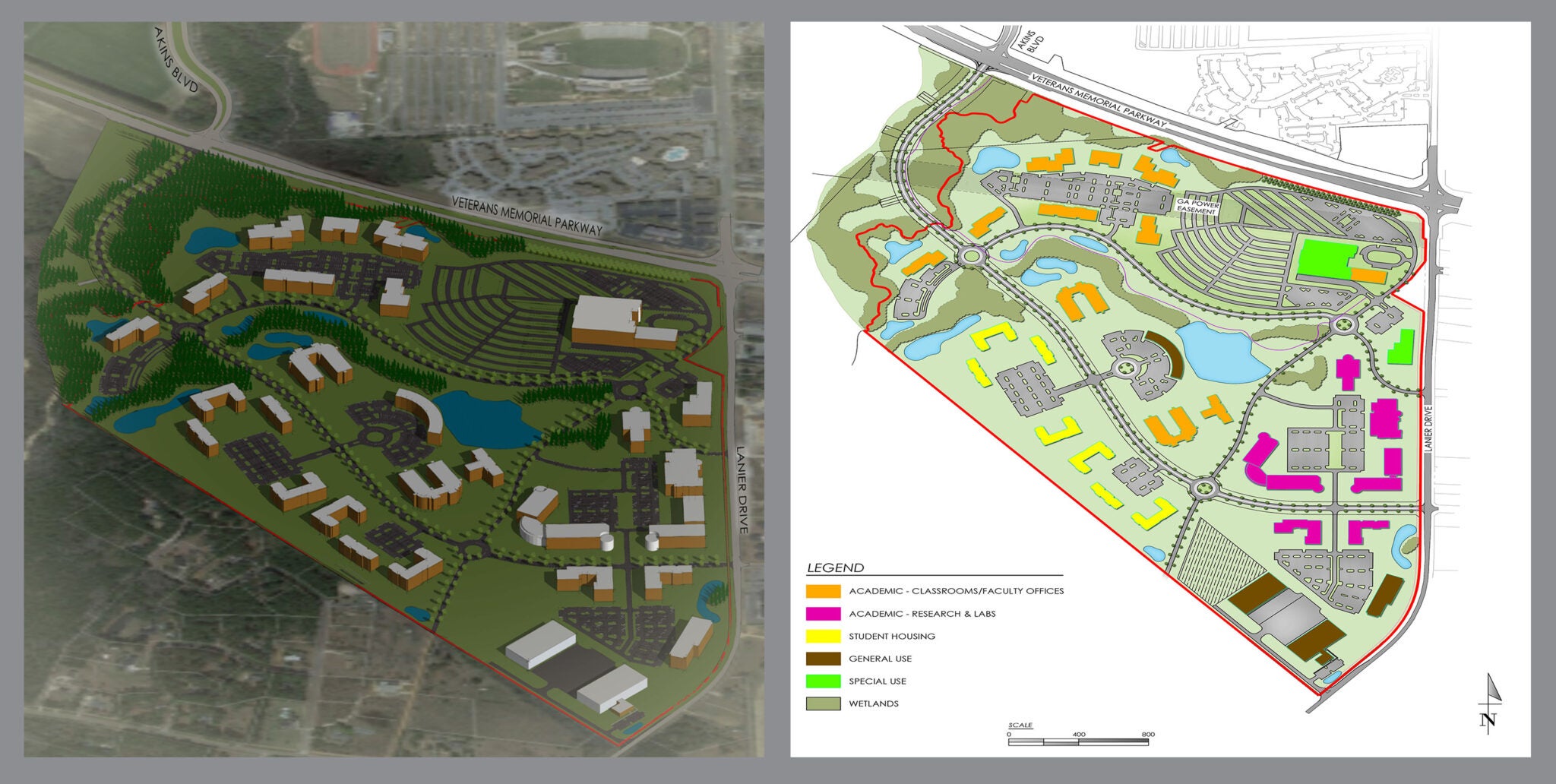 South Campus Conceptual Master Plan – FPCD - Georgia Southern University